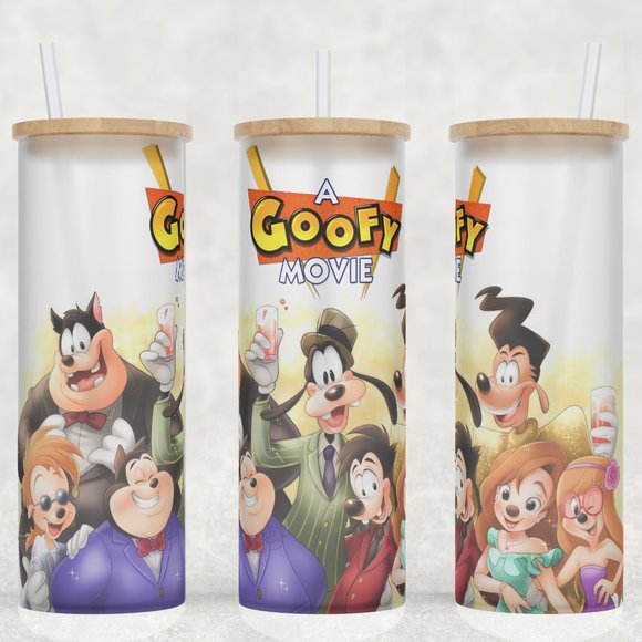 Dining | Frosted Glass Goofy Movie Roxanne And Max 9s Cartoon Cup Mug ...
